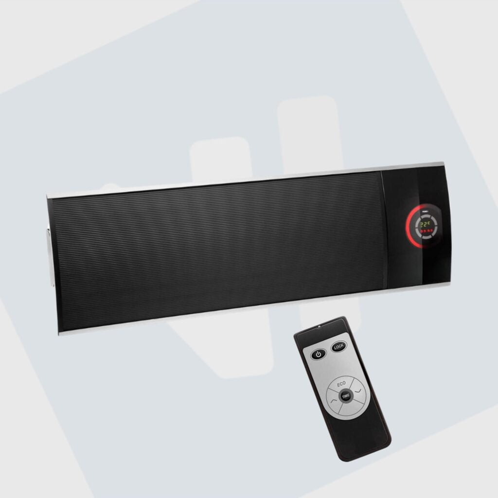 Ultra infrared 2200 watt heating panel electric with remote control ...