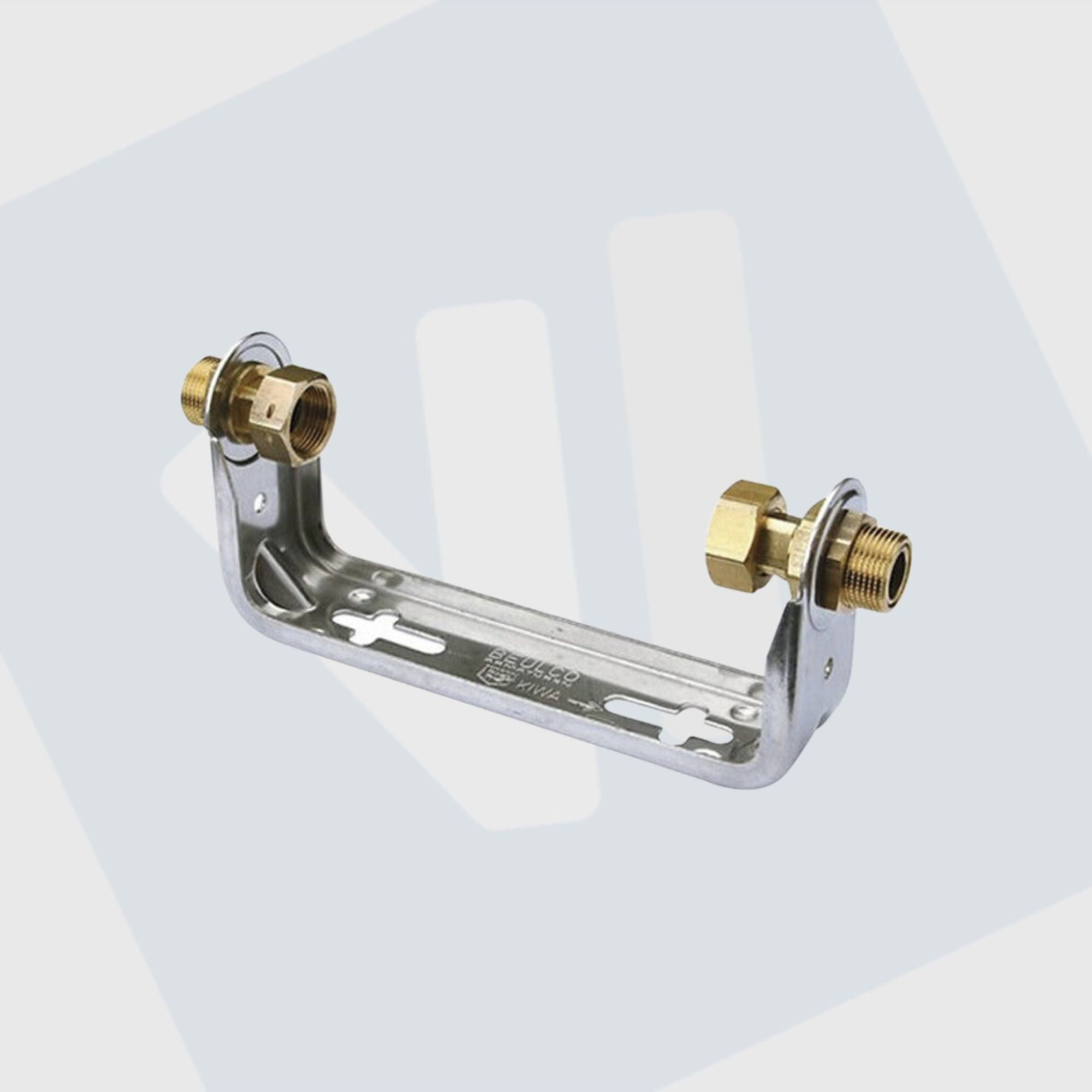 Watermeter beugel 190 mm wartels 1"x 1" - Vewi Techniek B.V.